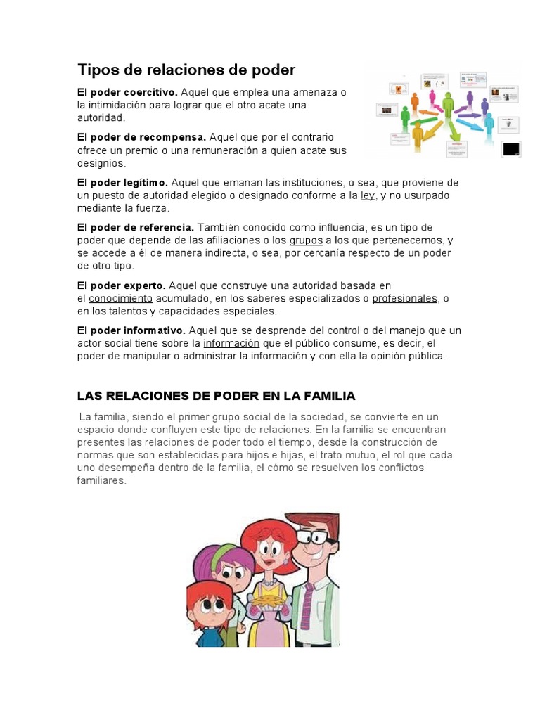 Tipos de Relaciones de Poder | PDF
