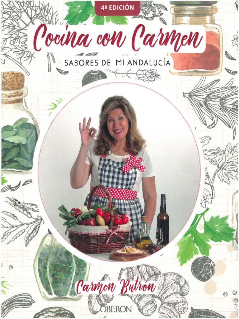 Cocina Con Carmen Sabores de Andalucía - Carmen Butrón | PDF