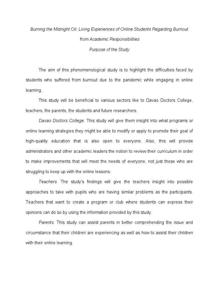 PR1 Sample For Purpose Scope and RO. 2 | PDF