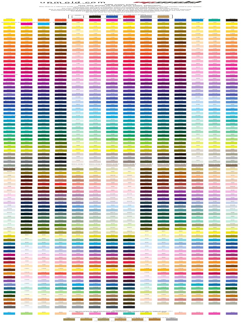 PMS Color Chart | PDF | Artistic Techniques | Light