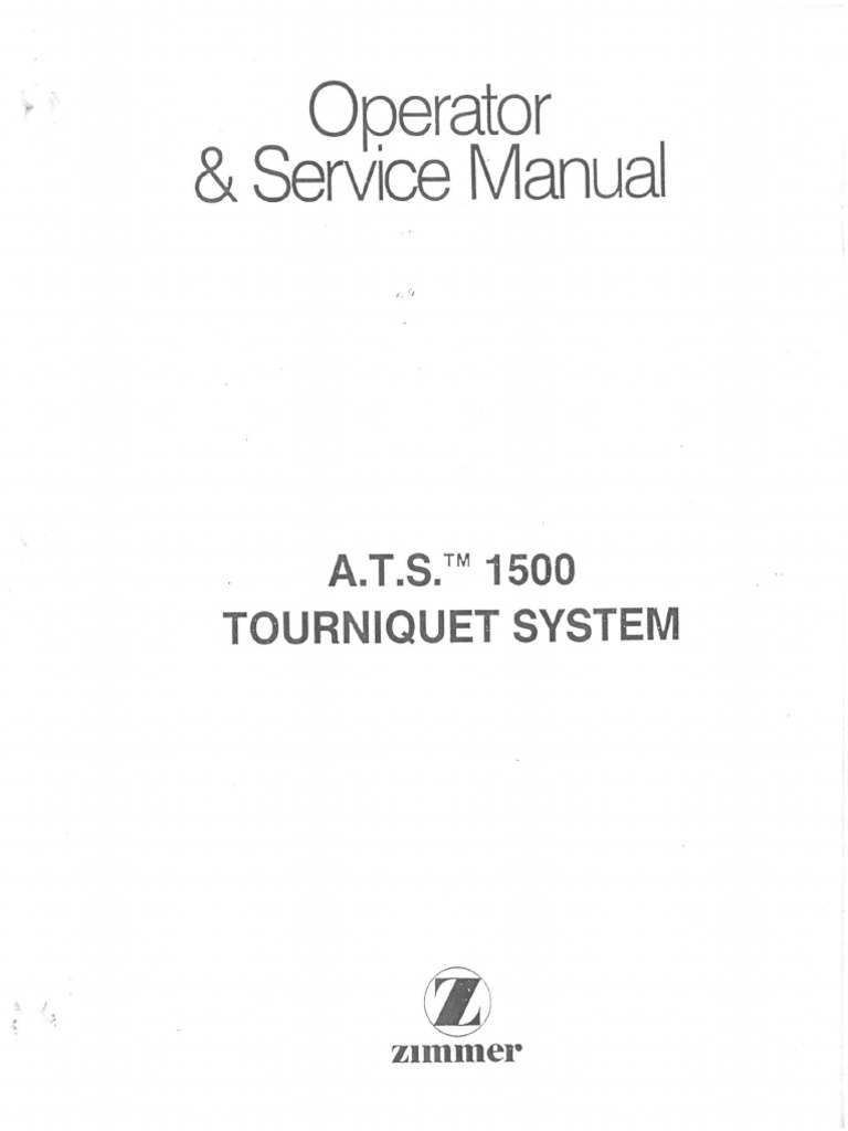 Manual For Ort 1500 | PDF