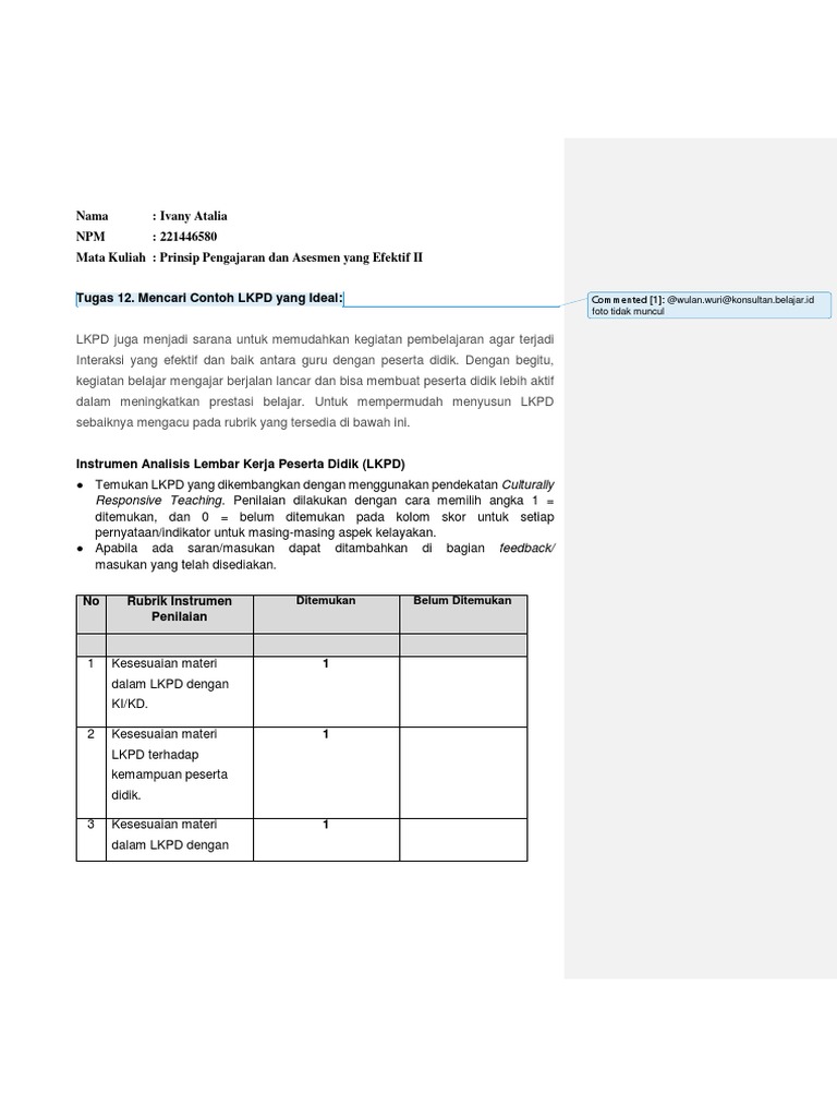Eksplorasi Konsep Tugas 12 | PDF