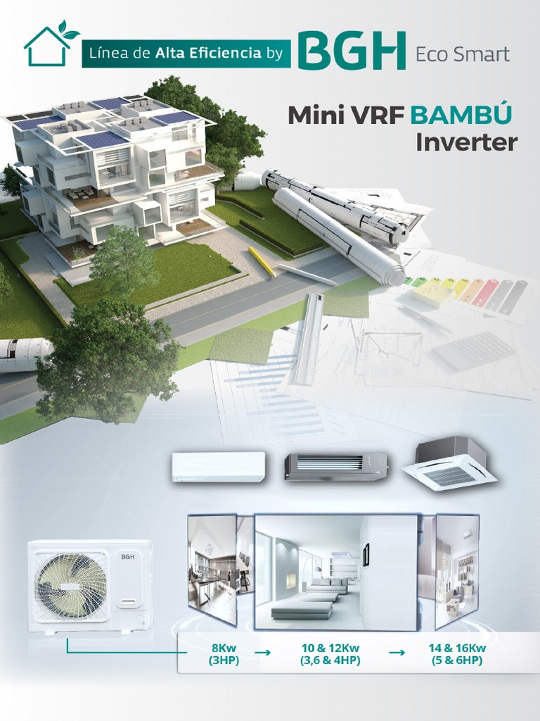 Catalogo Comercial Mini VRF BGH Linea Bambu 18FEB21 | PDF