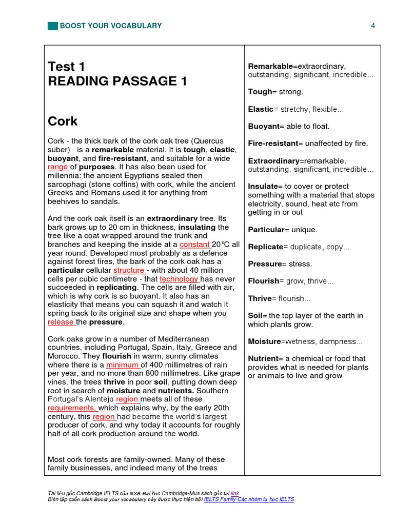 Test 1 Reading Passage 1: Range | PDF