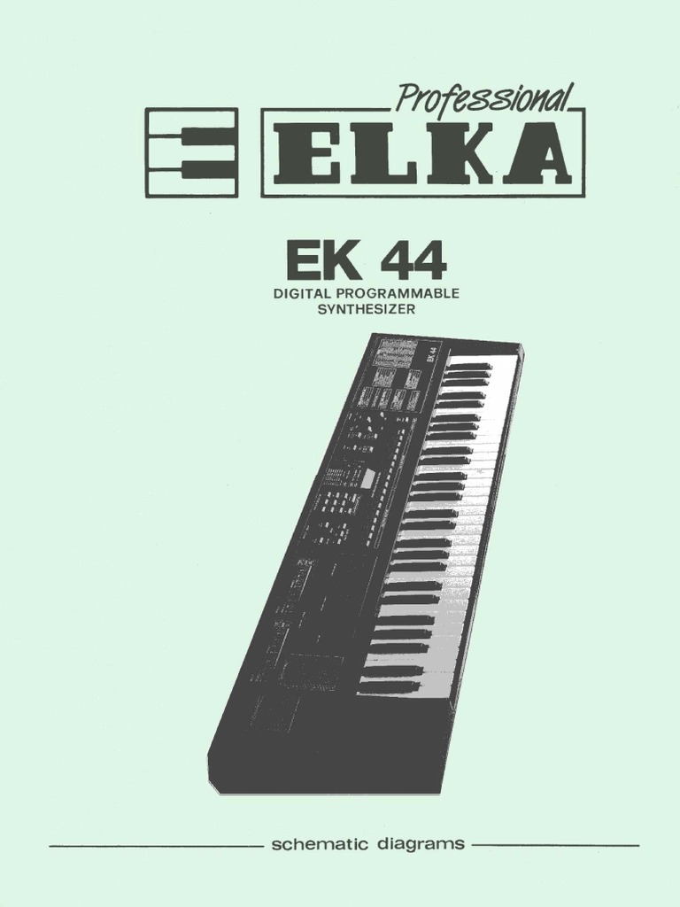 EK-44 Schematics 1986-88 | PDF