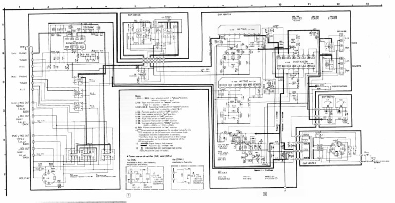 Technics SU Z2 Schematics 77492 | PDF