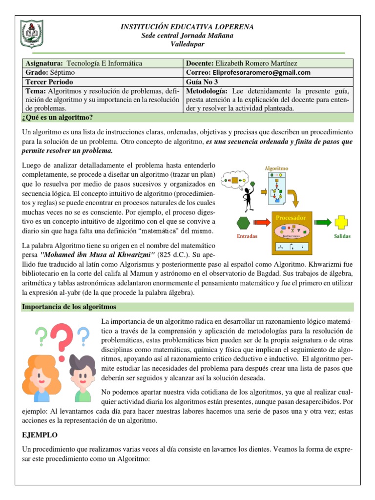 Guía - No - 3 - TP | PDF | Algoritmos | Matemáticas