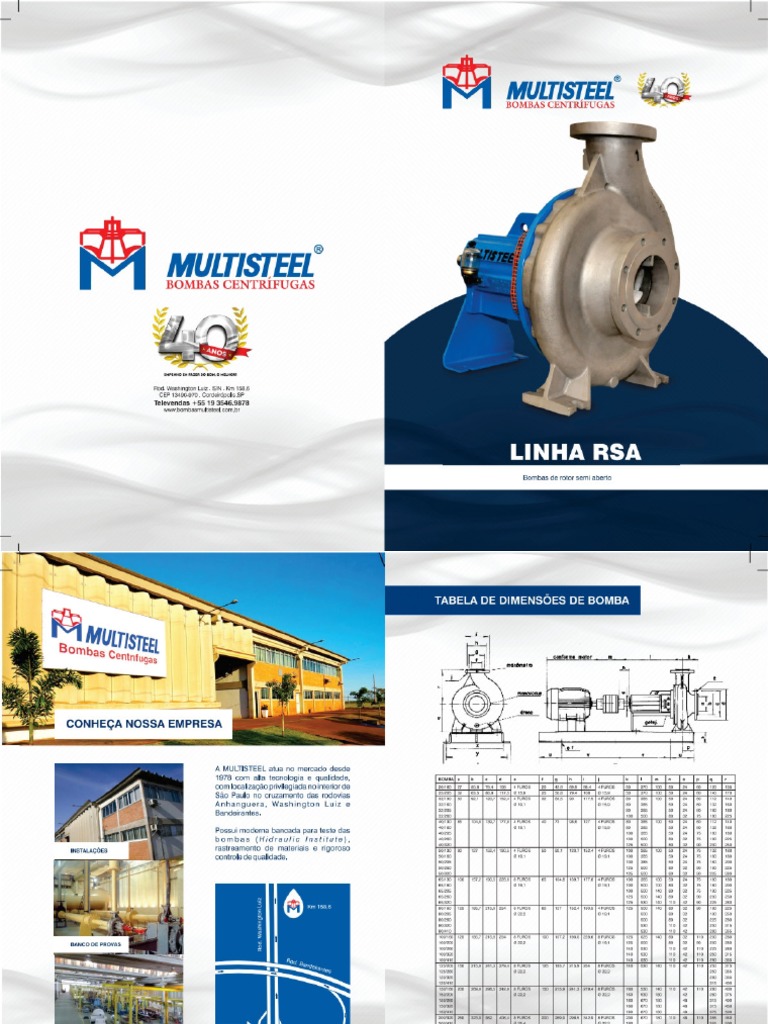 Folder Linha Rsa Rotor Semi Aberto Pdf
