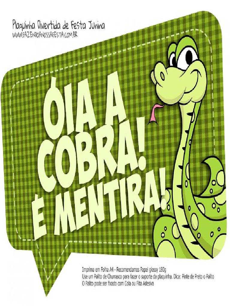 Plaquinhas Foto Juninas | PDF