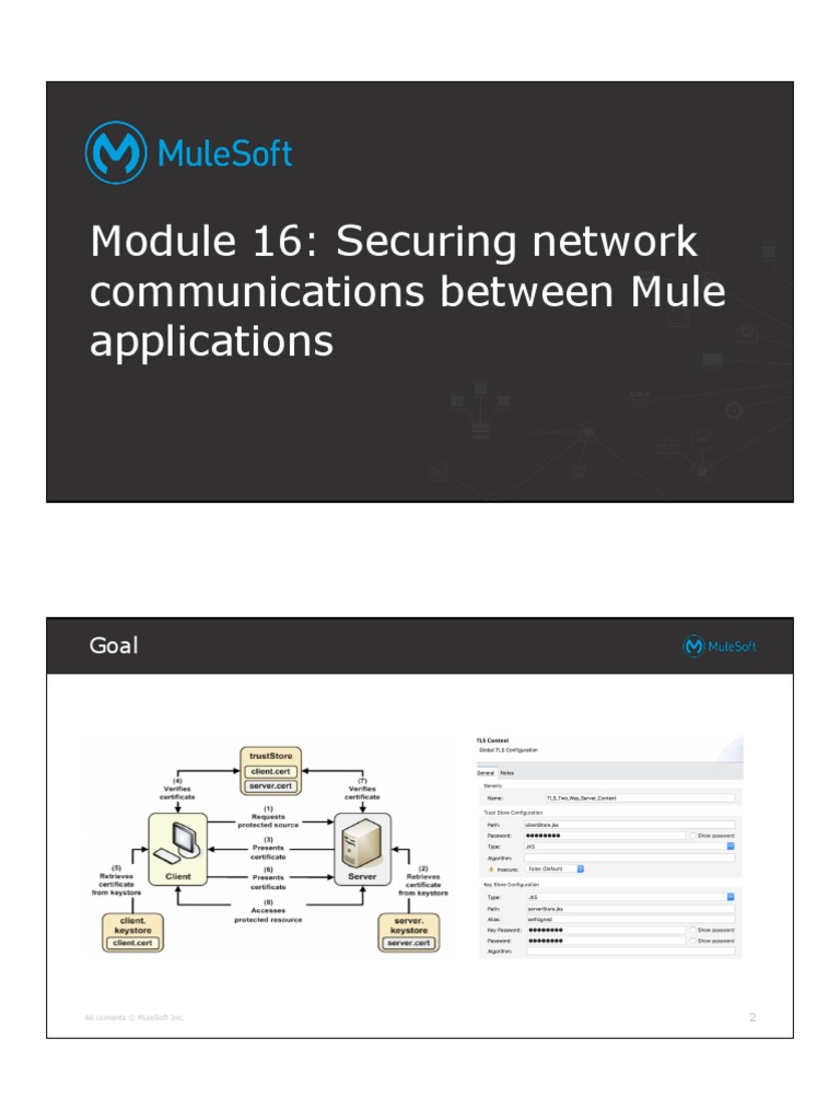 16-Securing Network Communication Between Mule Applications | PDF