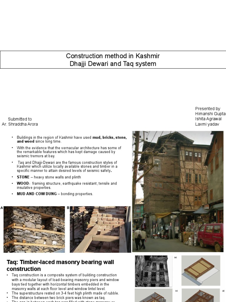 Dajji Dewari Kashmir Final 1 | PDF | Masonry | Wall
