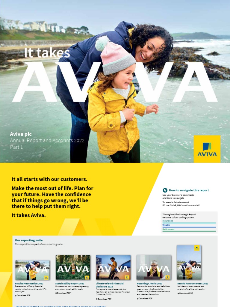 Aviva PLC Annual Report and Accounts 2022 | PDF