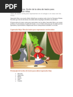 Caperucita Roja: Obra Infantil Teatral | PDF | Caperucita Roja
