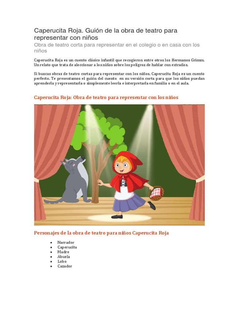 Caperucita Roja | PDF