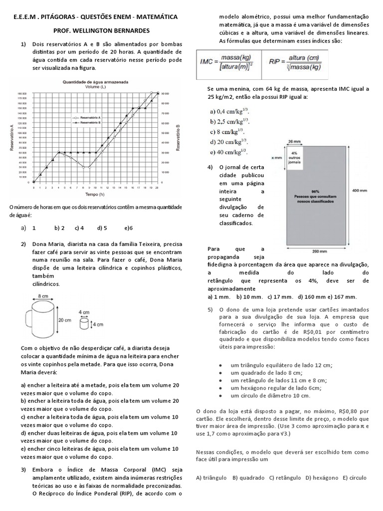 Material Aula Enem - 2022 | PDF