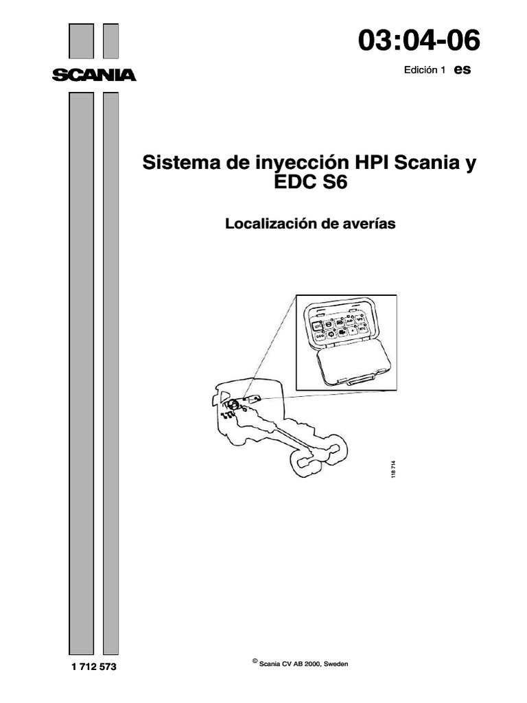 Sistema de Inyeccion Hpi Scania y Edc s6 Averia | PDF