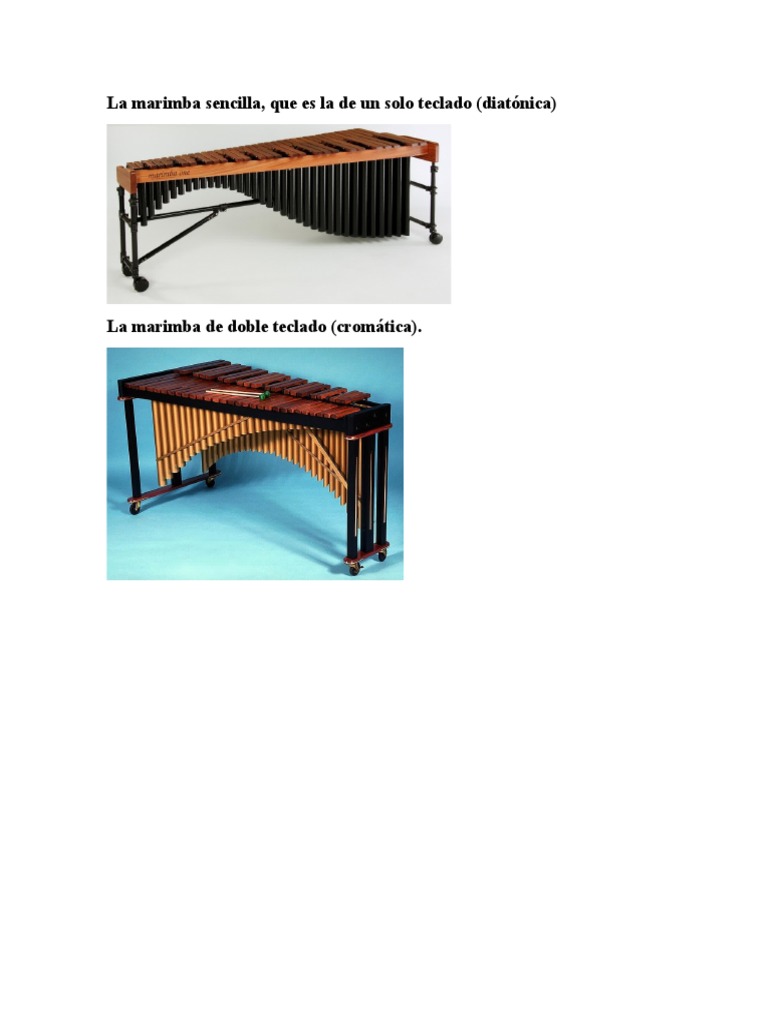 Tipos de Marimba | PDF