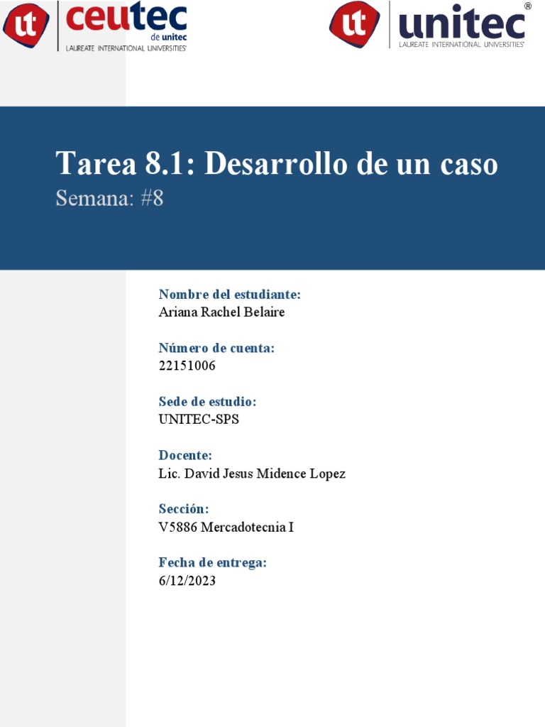 Belaire - Tarea S#8 | Descargar gratis PDF | Walmart | Marketing