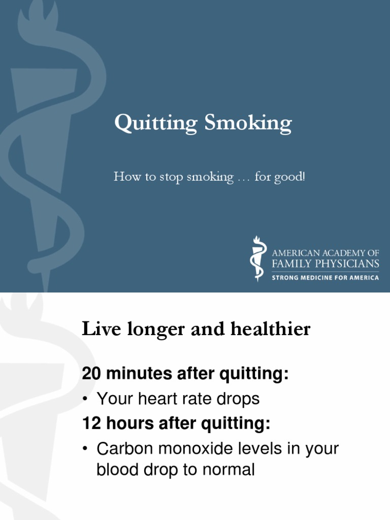 Quitting Smoking: How To Stop Smoking For Good! | PDF | Smoking ...