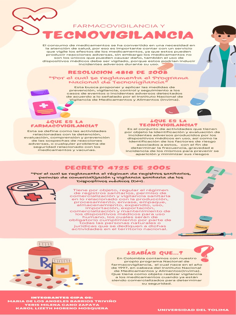 Infografia 1 Unidad de Farmacovigilancia | PDF