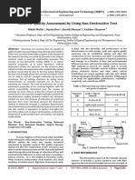 Rebound Hammer Test Report for Niva Ananda | PDF | Concrete | Hardness
