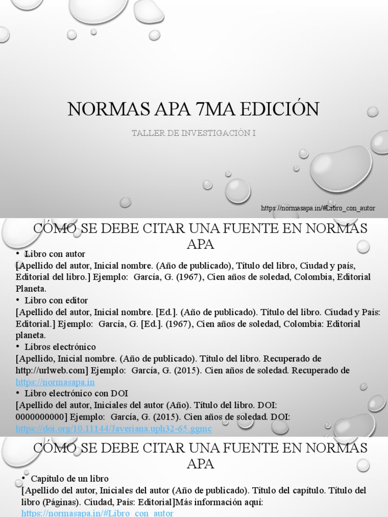 Normas APA 7ma Edición | PDF