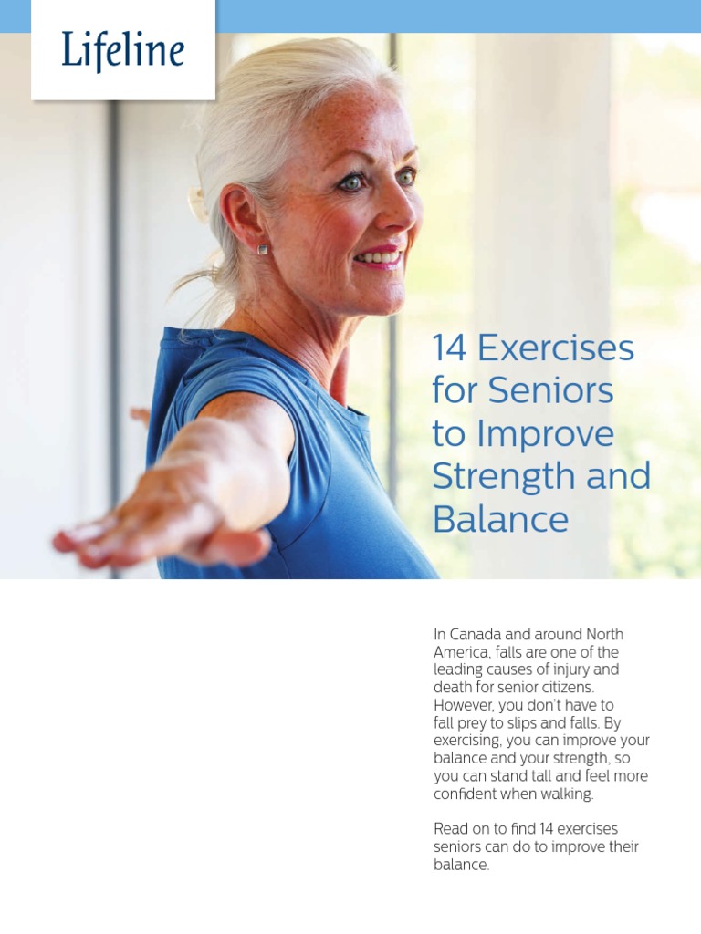 14 Balance Exercises for Seniors | PDF
