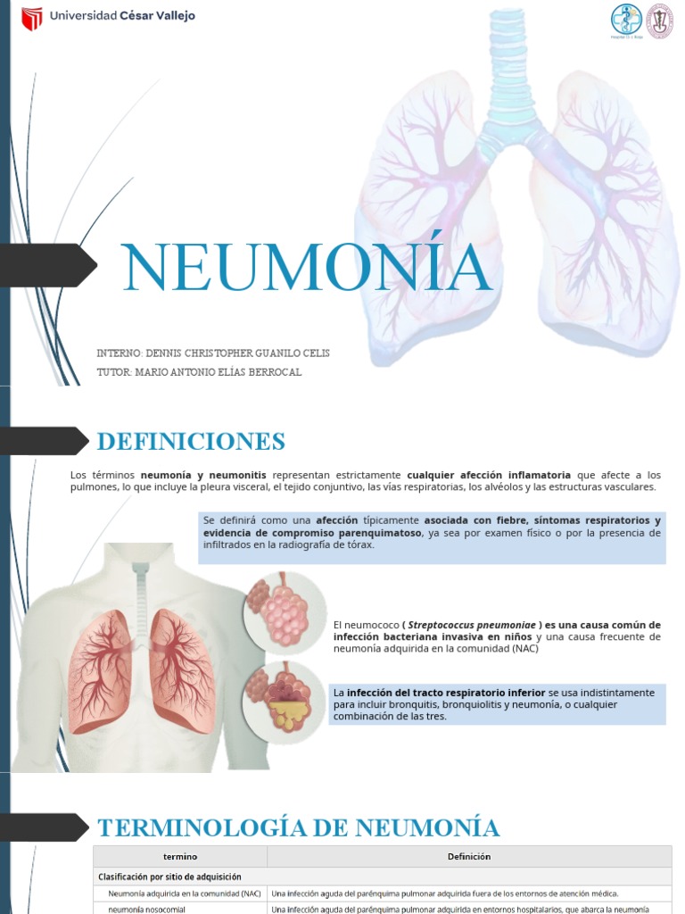 NEUMONÍA | PDF | Neumonía | Enfermedades y trastornos