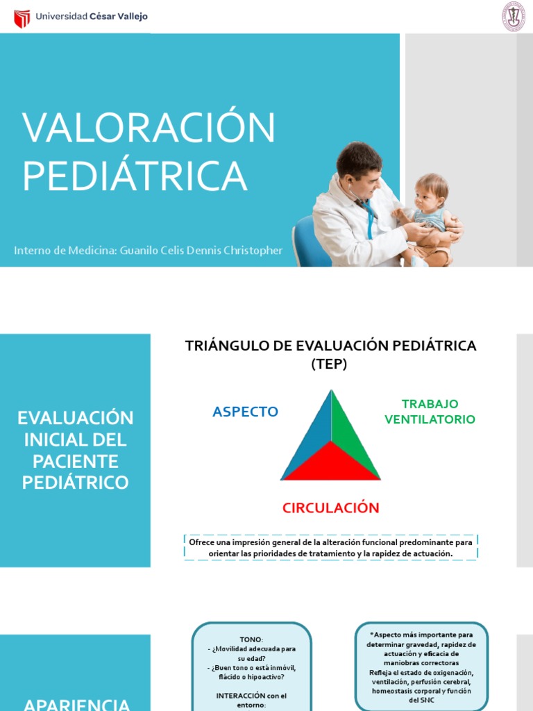 VALORACIÓN PEDIÁTRICA | PDF | Enfermedades y trastornos | Medicina