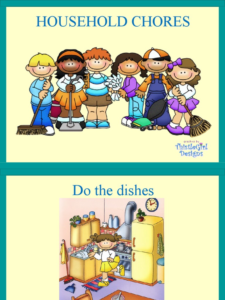 Household Chores Picture Dictionaries - 8227 | PDF