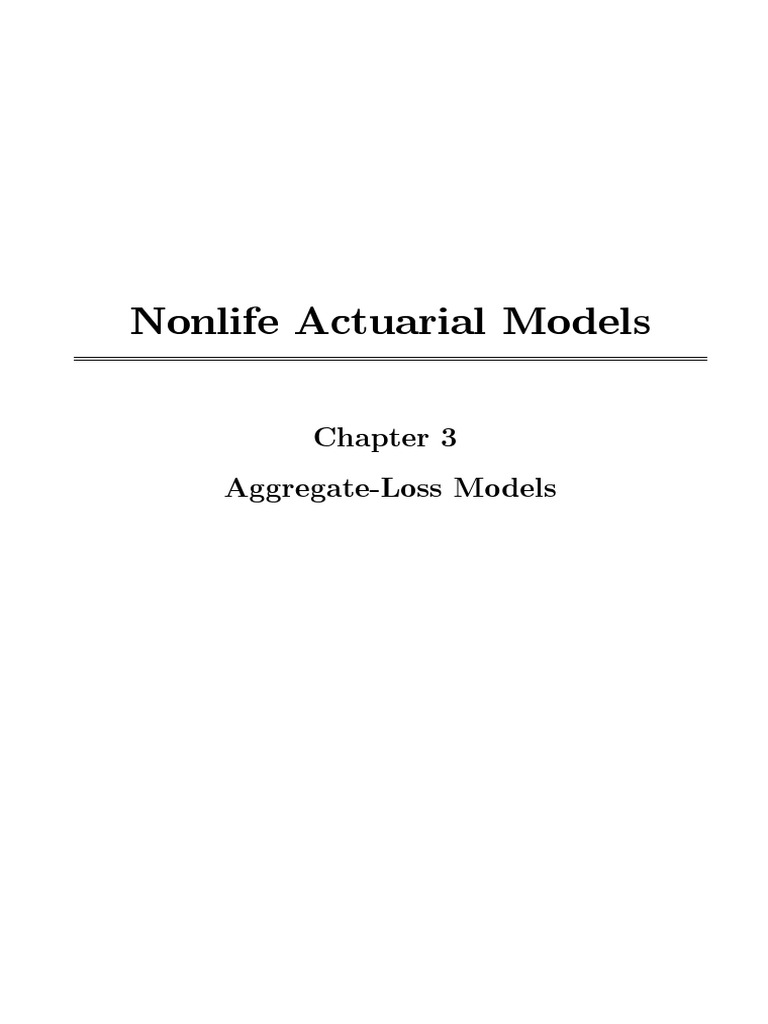 (Oct. 13, Part 1) Individual Risk Model | PDF | Variance | Risk
