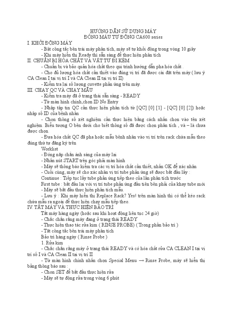 HDSD Ca600 Series | PDF