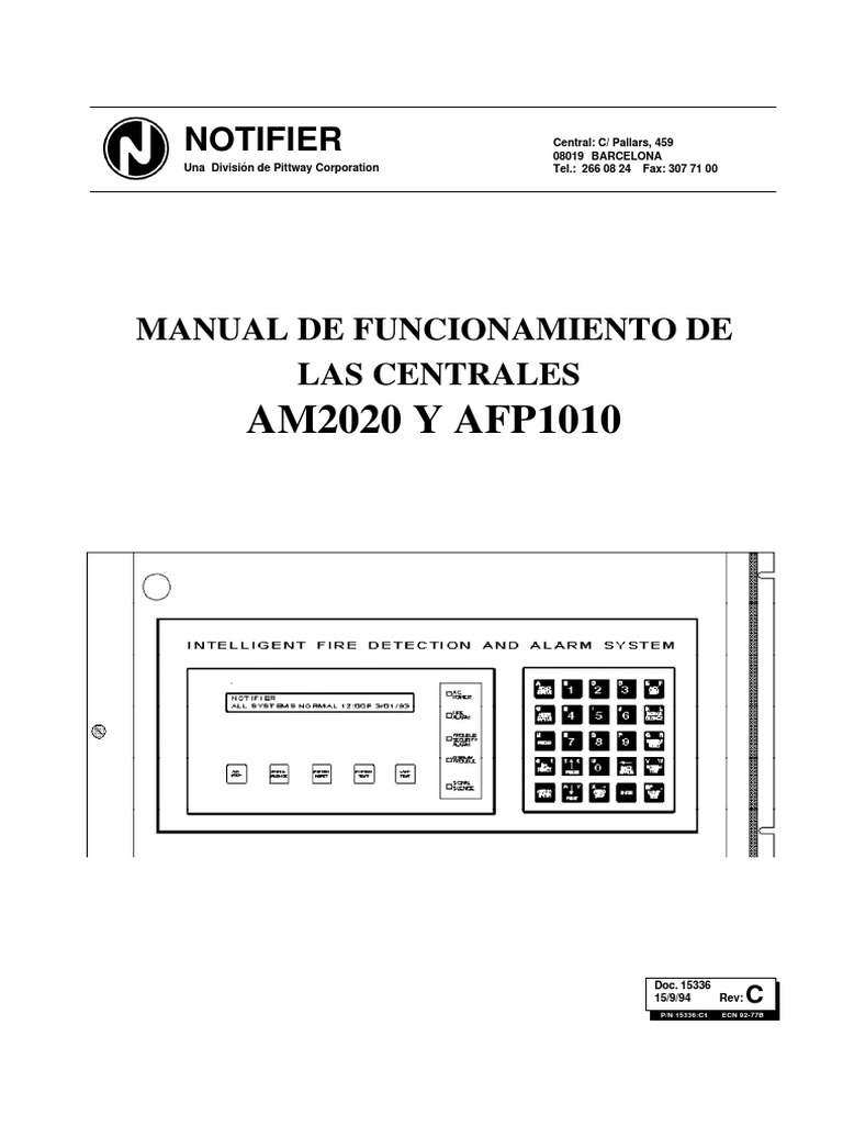 Manual de Funcionamiento AM2020 y AFP1010 | PDF | Diodo emisor de luz ...