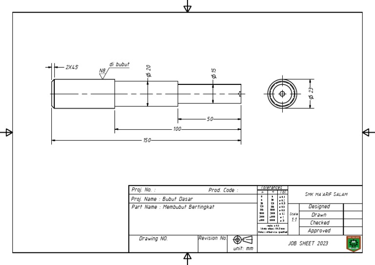 Job Bubut Bertingkat Pdf