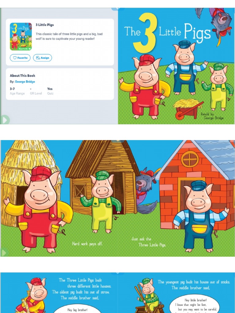 The Three Little Pigs | PDF