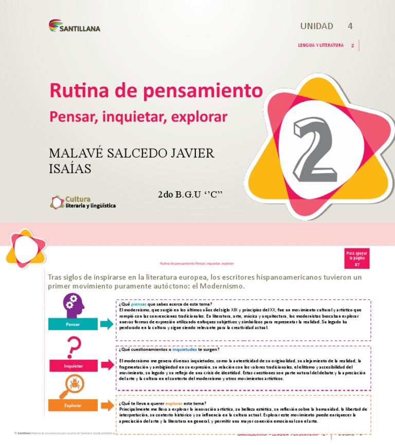 Rutina de Pensamiento | PDF | Art Nouveau | Las artes