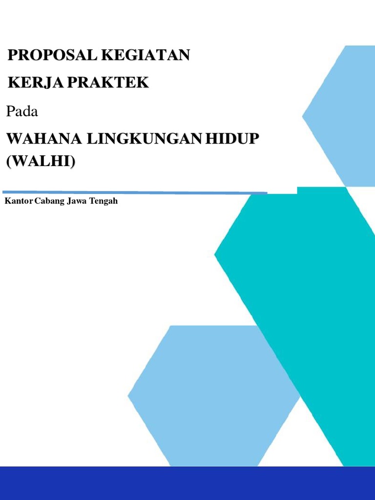 PROPOSAL KP Walhi (Wonosobo) 3 | PDF
