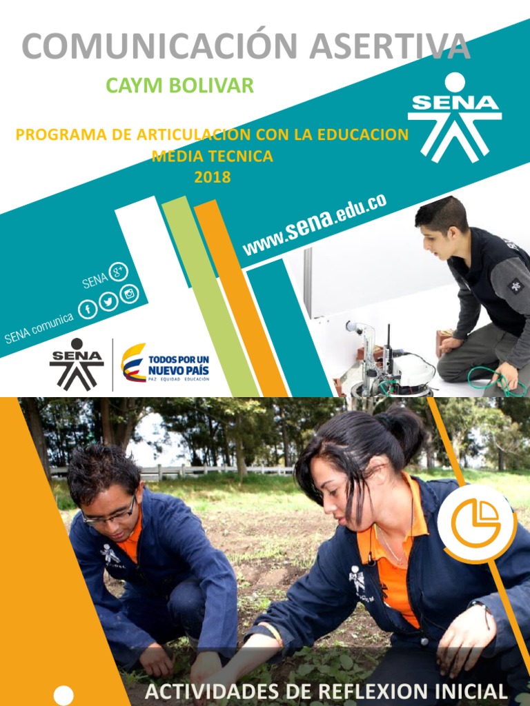 Comunicacion Asertiva Presentacion Sena Sin Videos | PDF