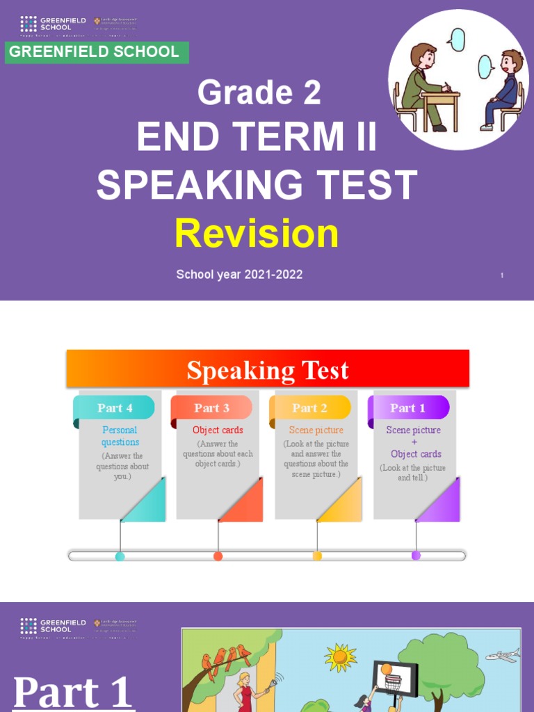 G2 S02 - W33 - Endterm 2 Revision - Speaking 1 .PPT10 | PDF