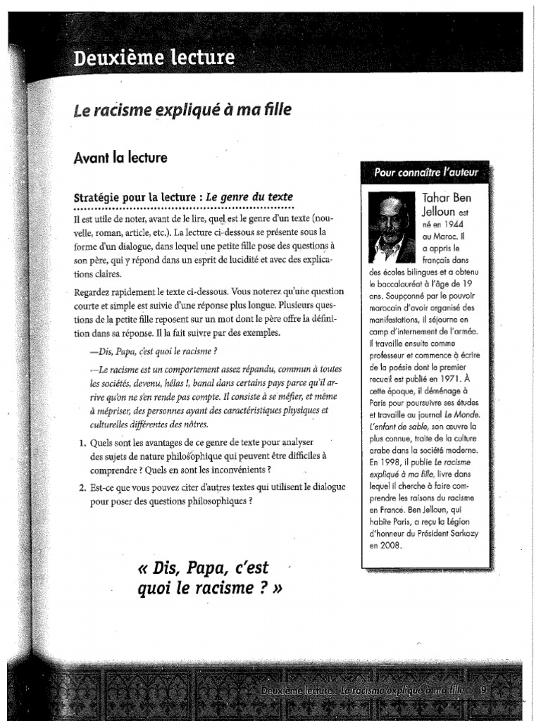 Le Racisme Explique A Ma Fille | PDF