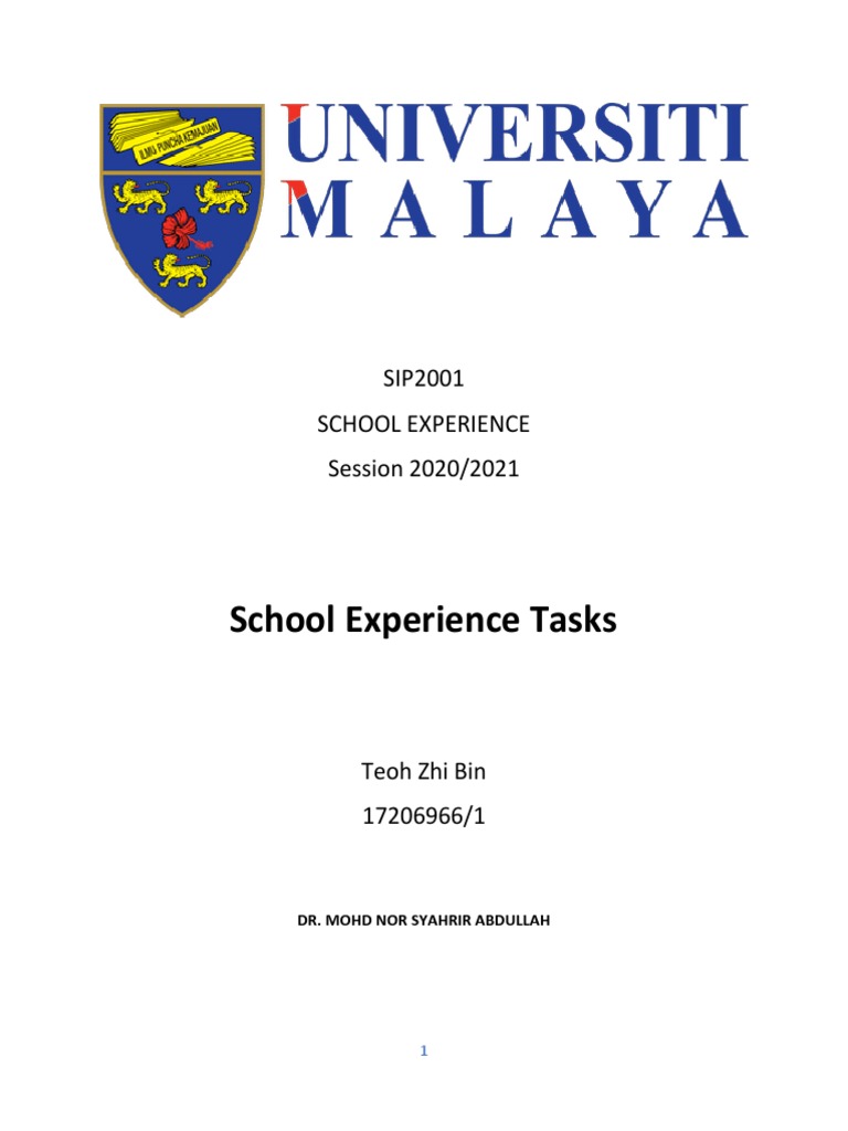 SIP2001 - SMJK HENG EE - 17206966 - Teoh | PDF