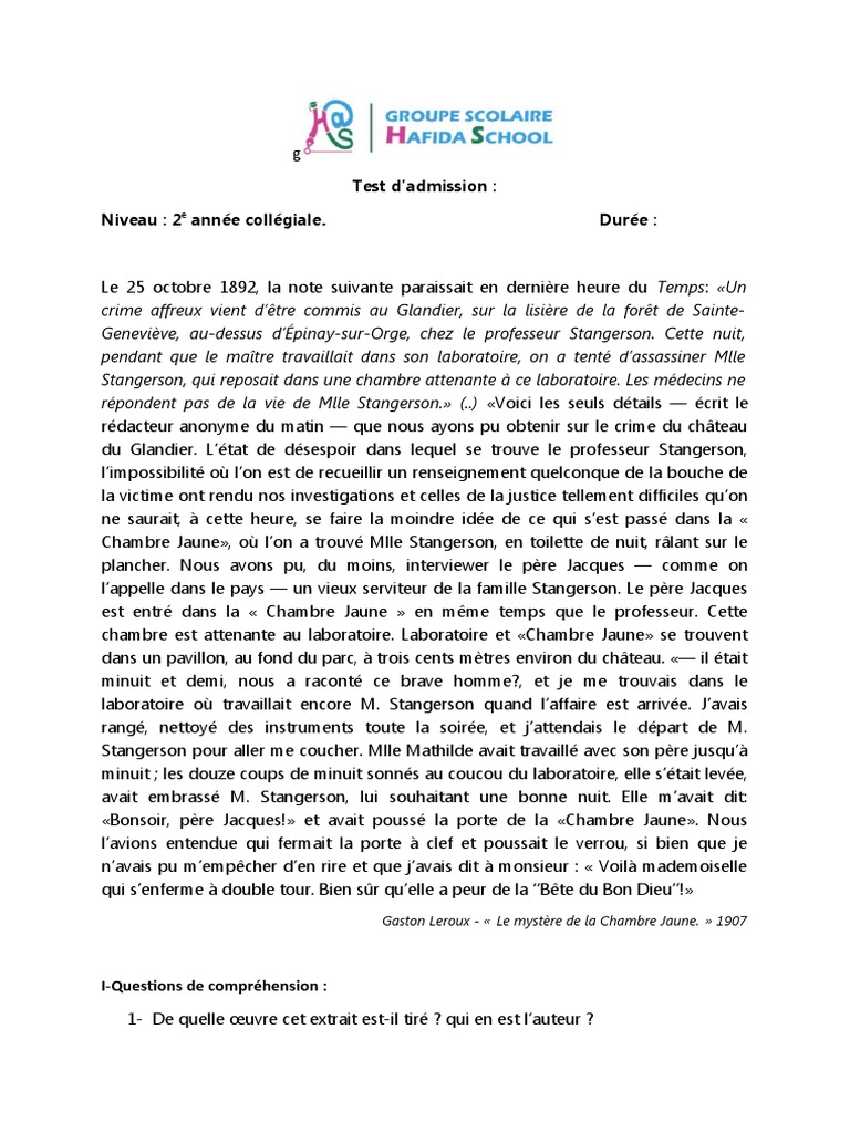 Evaluation N°1 S2 1AC | PDF