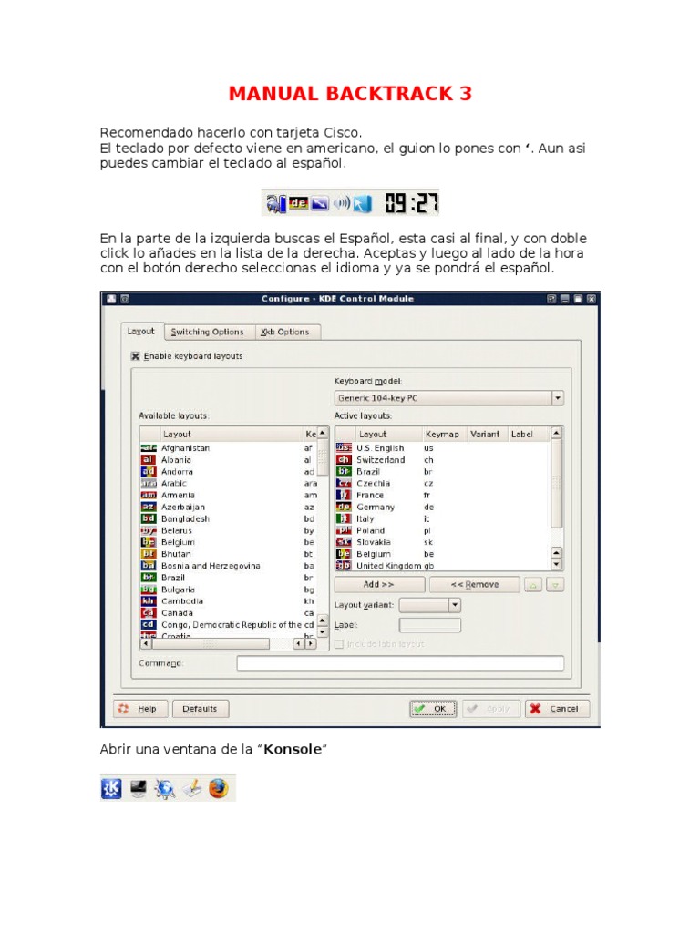 Manual Backtrack 3 | PDF