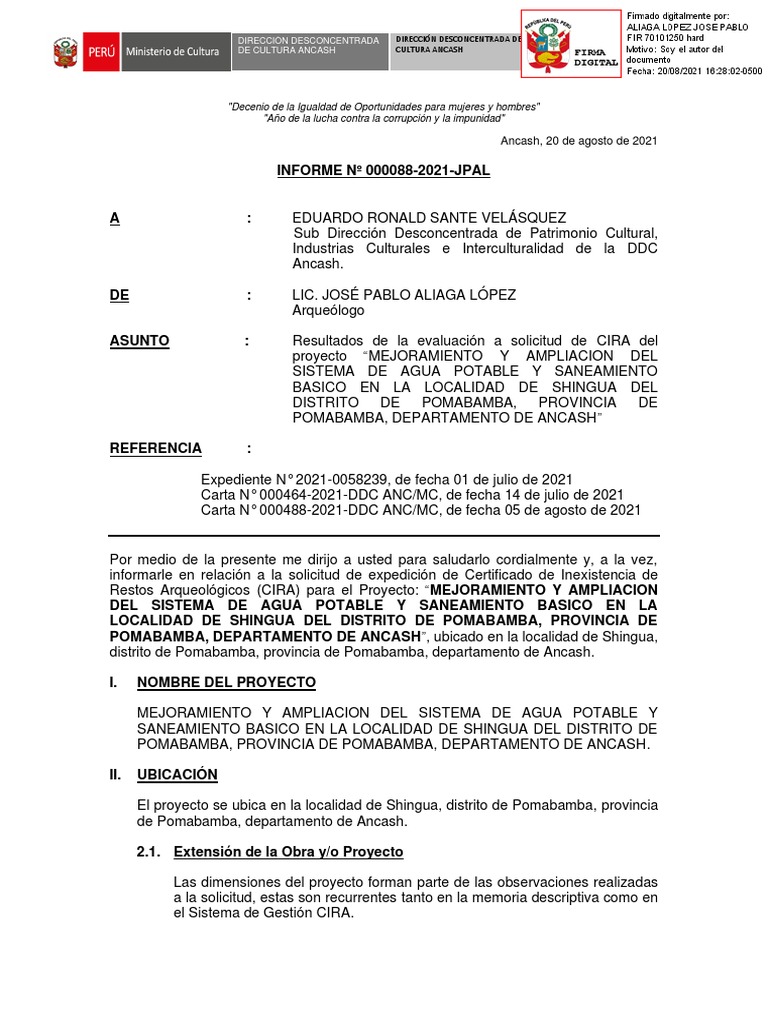 Informe N 000088-2021-Jpal-1 | PDF | Hogar, jardinería y bricolaje
