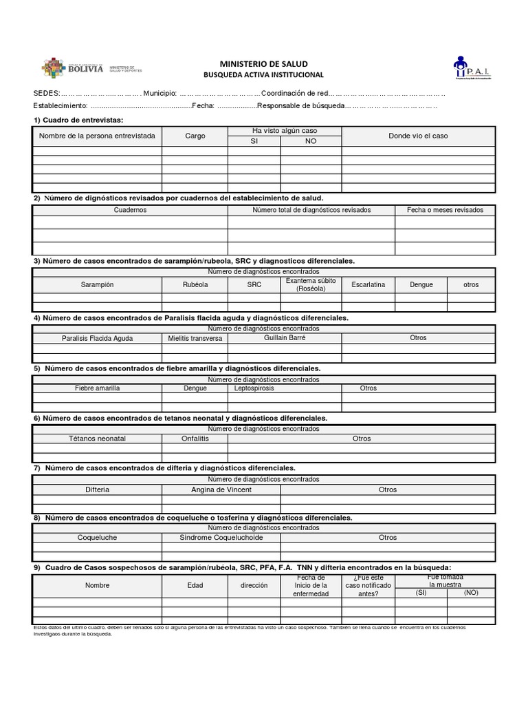 6-Busqueda Activa Institucional | PDF