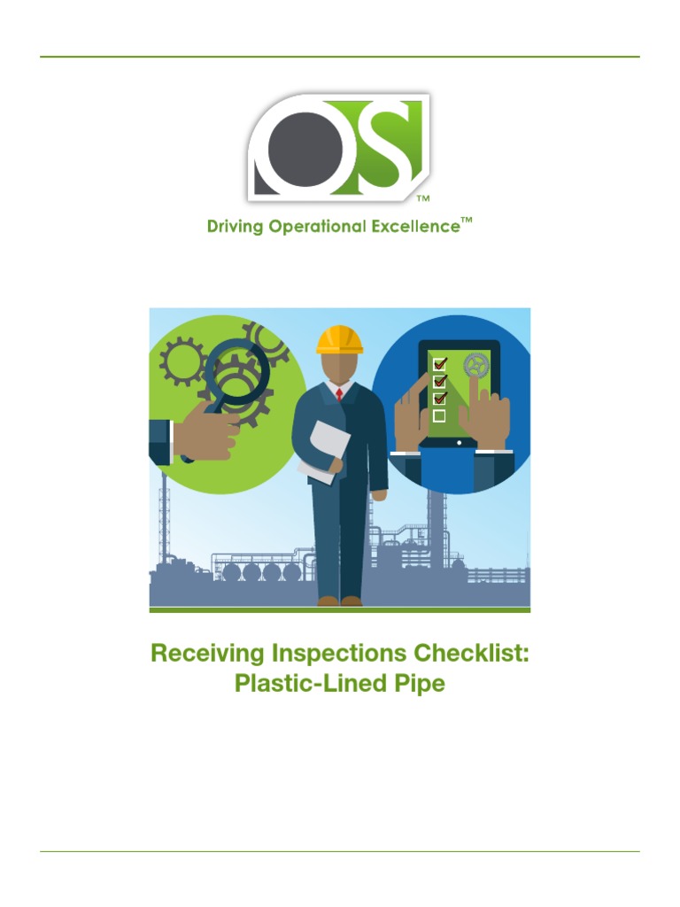 Receiving Inspection Plastic Lined Pipe 2021 | PDF