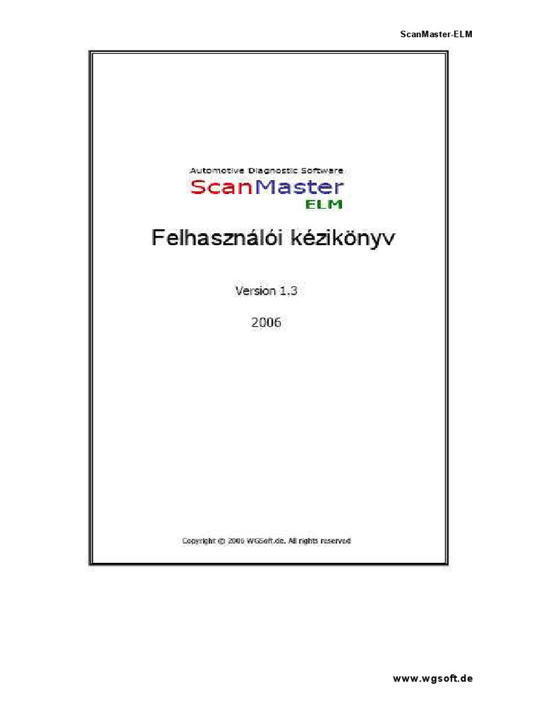 ScanMaster ELM HU | PDF