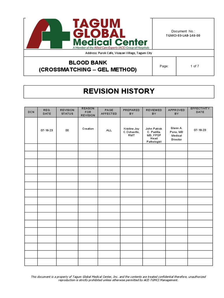 12crossmatching Gel Method | PDF | Antibody | Blood Plasma