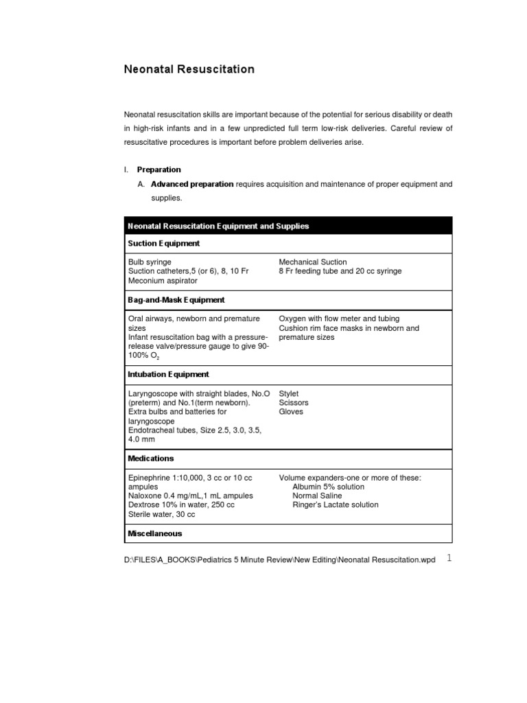Neonatal Resuscitation | Cardiopulmonary Resuscitation | Intravenous ...