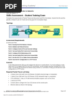 ITN Practice Skills Assessment - Packet Tracer | PDF | I Pv6 | Computer Network